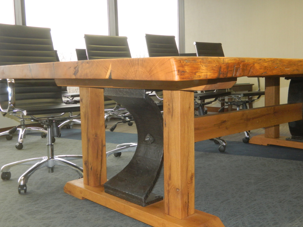 Reclaimed Wood Conference Room Tables - Antique Woodworks