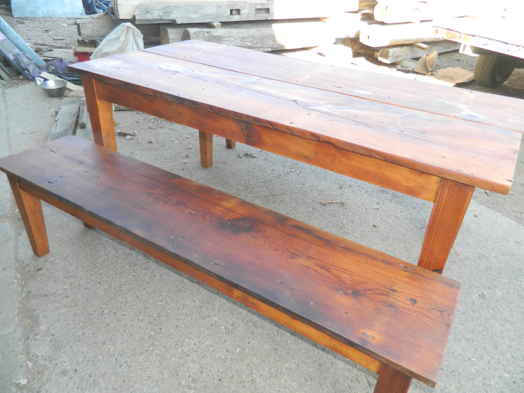 Reclaimed Wood Farm Tables - Antique Woodworks