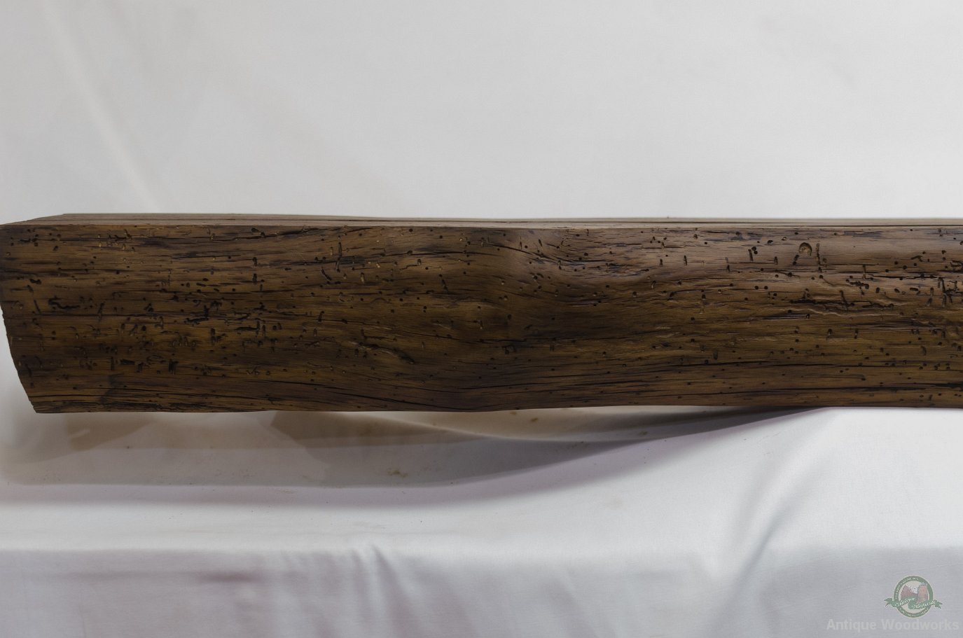 Hewn Log Mantel (HOT-DOG) - Antique Woodworks