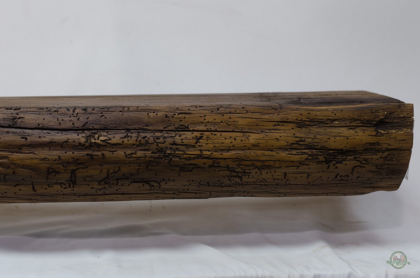 Hewn Log Mantel (HOT-DOG) - Antique Woodworks