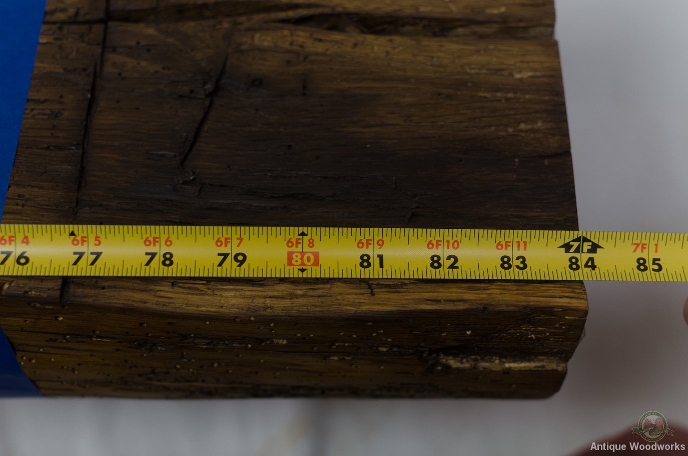 Hewn Log Mantel (HOT-DOG) - Antique Woodworks