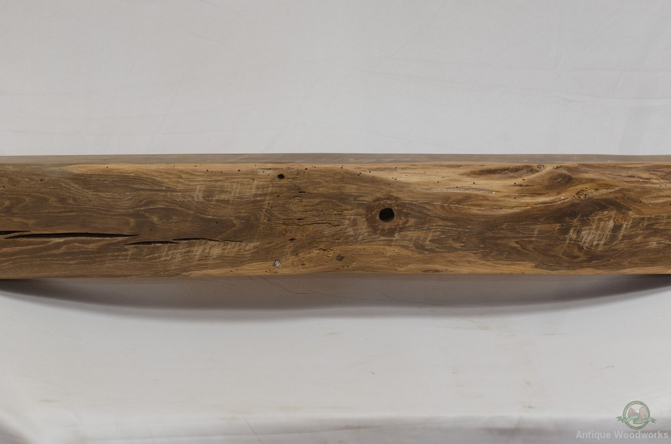Rustic Timber Mantel (WHITE OWL) - Antique Woodworks