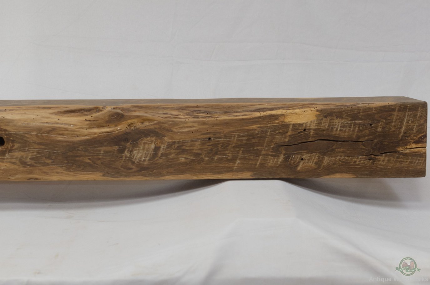 Rustic Timber Mantel (WHITE OWL) - Antique Woodworks