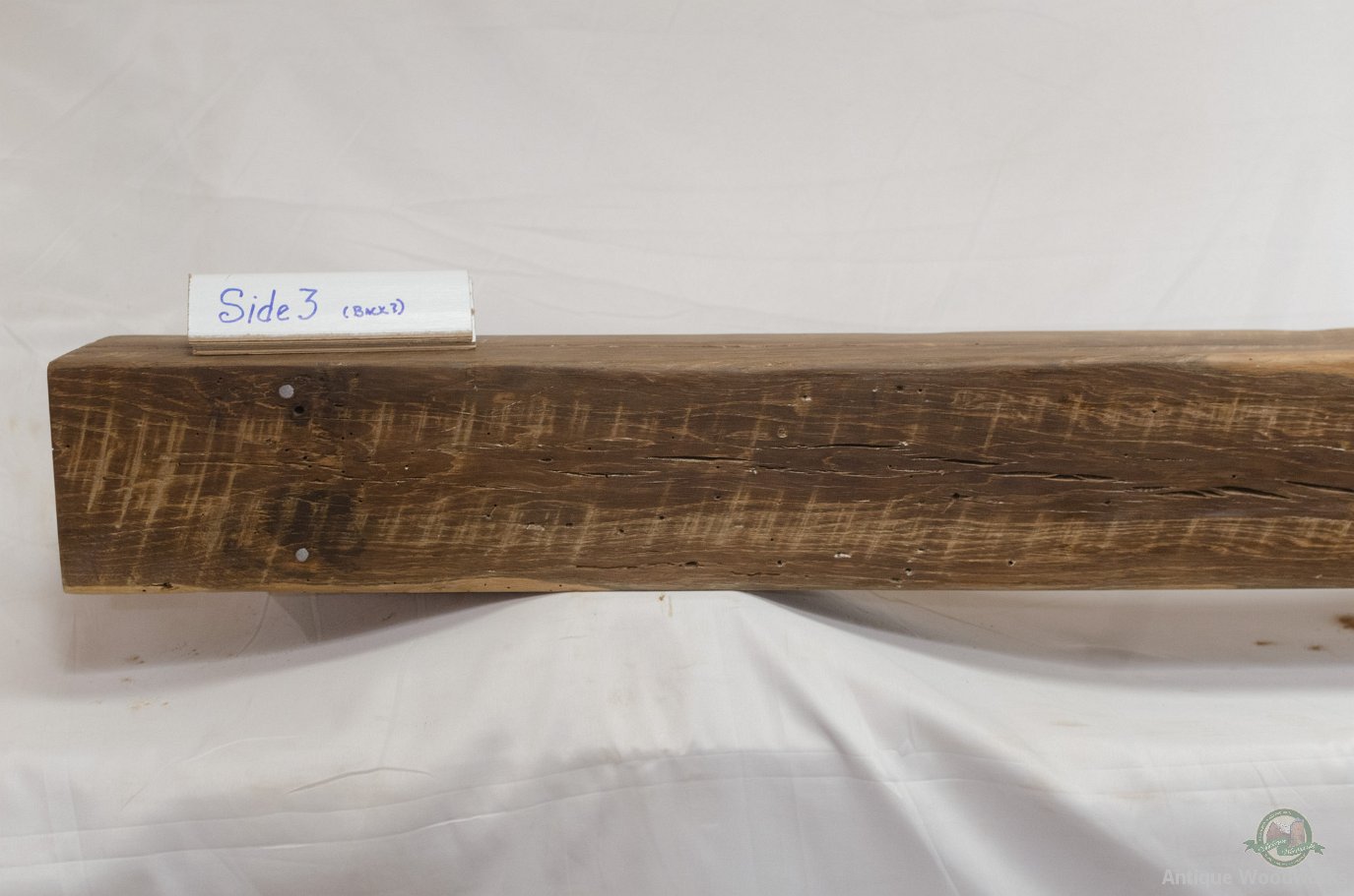 Rustic Timber Mantel (WHITE OWL) - Antique Woodworks