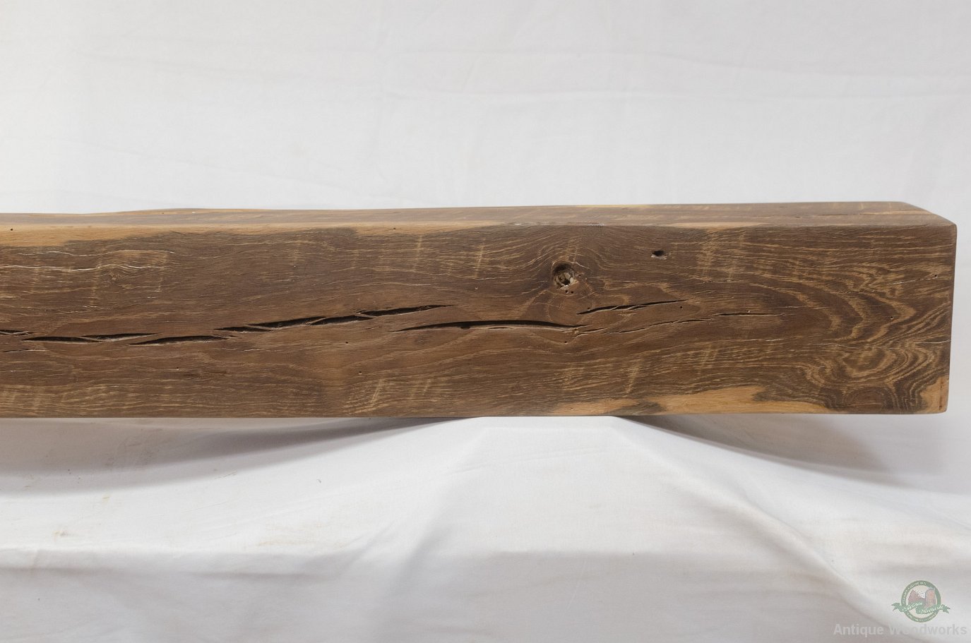 Rustic Timber Mantel (WHITE OWL) - Antique Woodworks