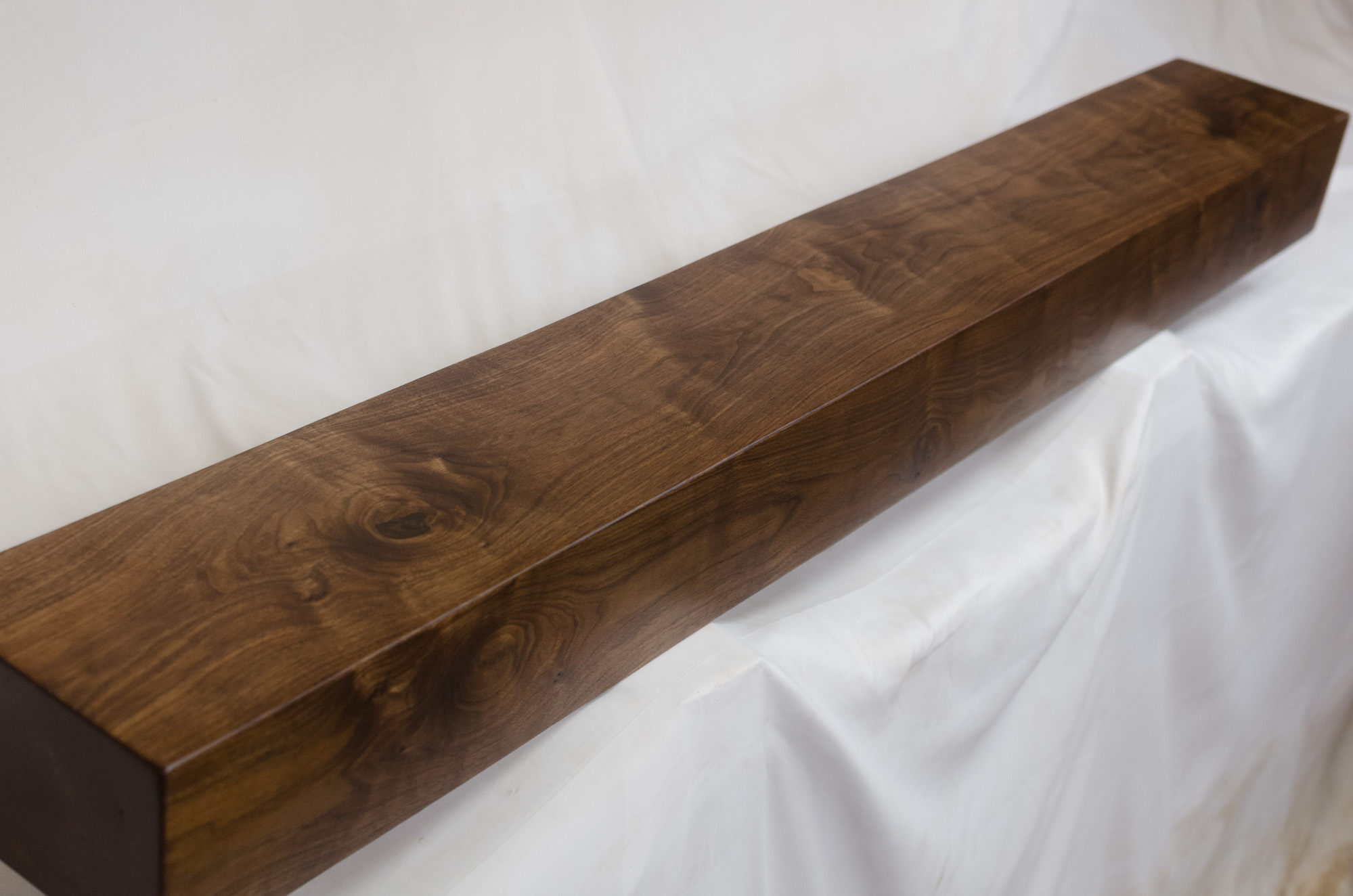 Walnut Mantel (GIRLFRIENDS) - Antique Woodworks